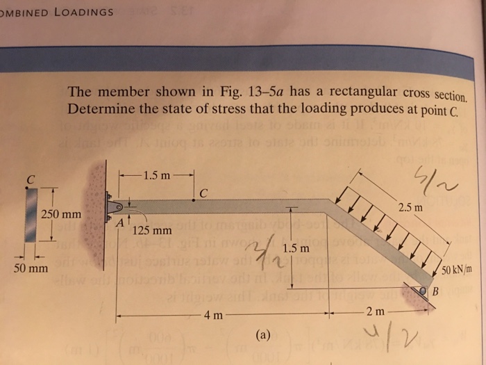 (Solved) : Member Shown Figure Regtangular Cross Section Determine ... (Solved) : Member Shown Figure Regtangular Cross Section Determine ...