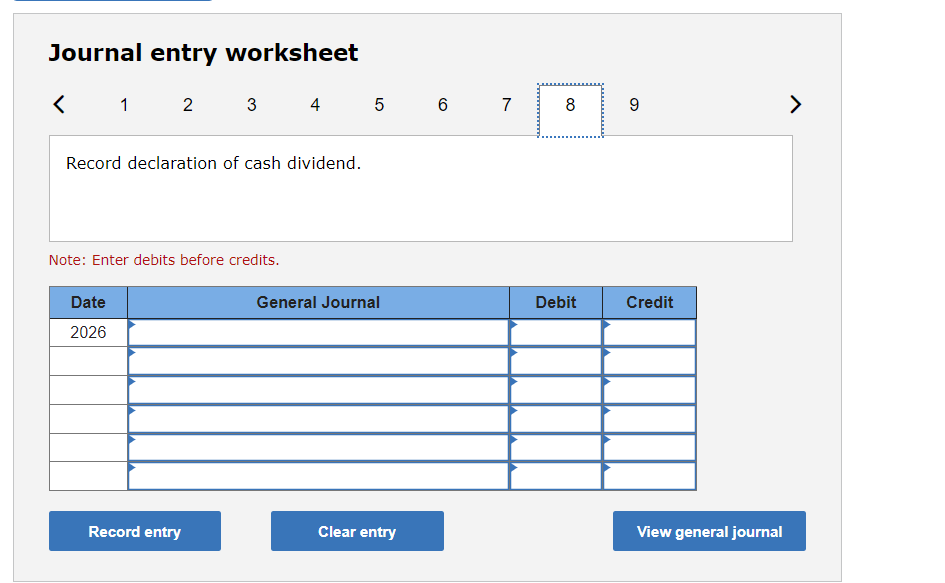 Solved Journal entry worksheet Note: Enter debits betore | Chegg.com