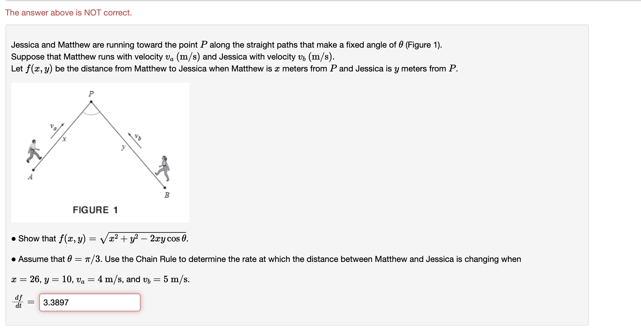 Solved The answer above is NOT correct. Jessica and Matthew | Chegg.com Solved The answer above is NOT correct. Jessica and Matthew | Chegg.com