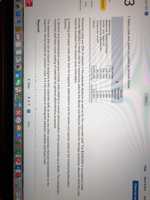 Solved Chapter 6(0) 6 Help Save& Exit Subm 3 case o-su | Chegg.com