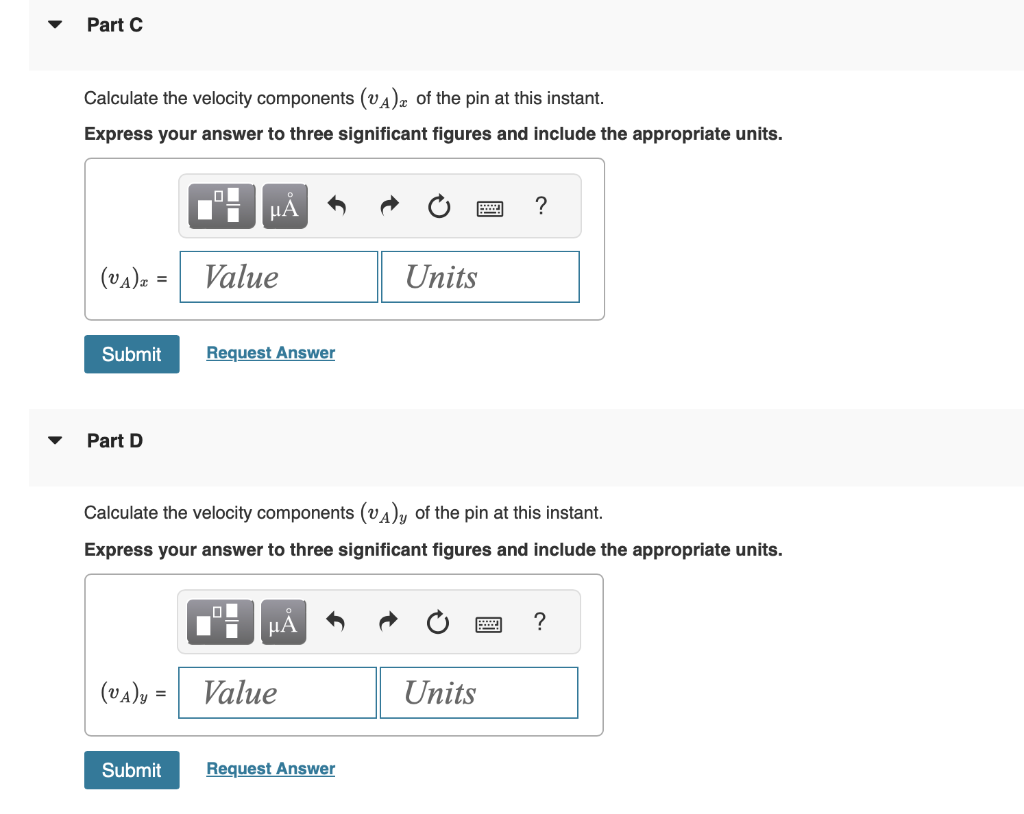 Solved Problem 12.175 Part A The mechanism within a machine | Chegg.com