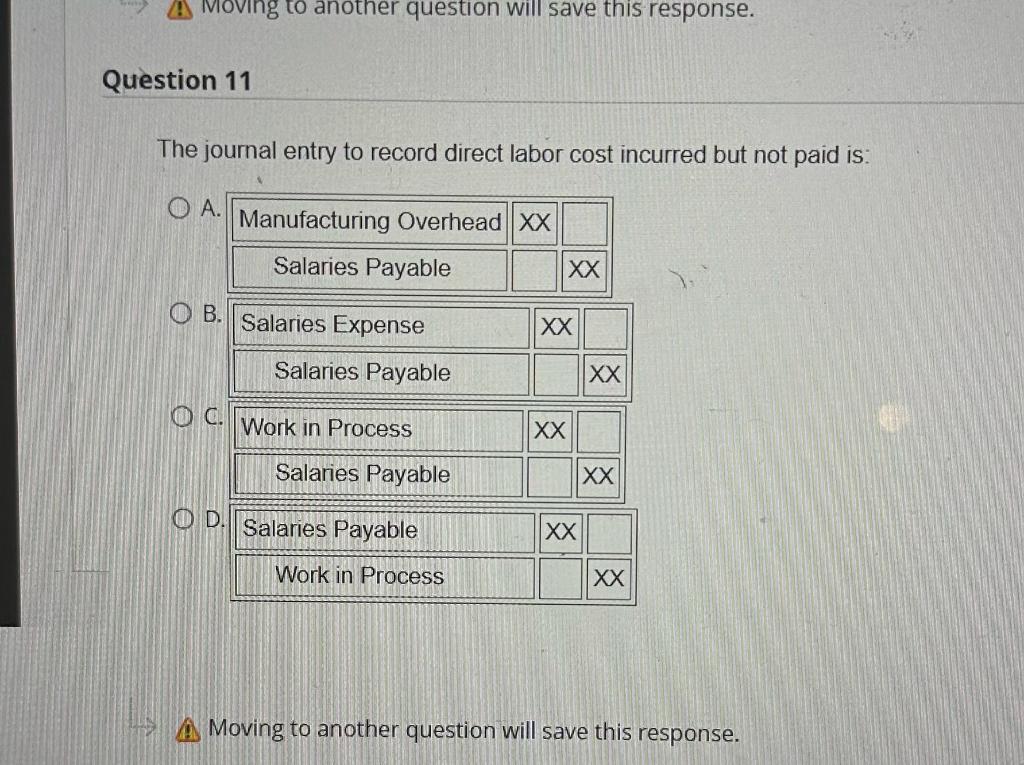 Solved The journal entry to record direct labor cost | Chegg.com