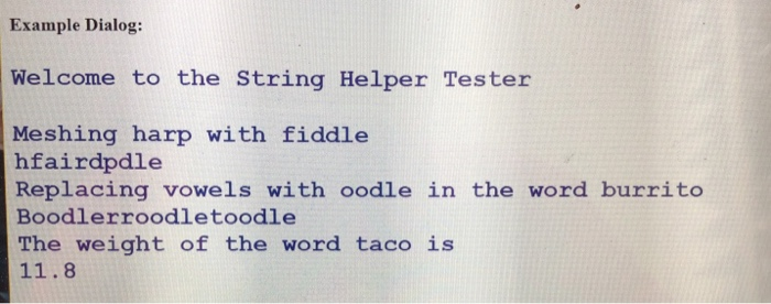 Solved Lab 14 String Helper Objective Write A Program That 8130