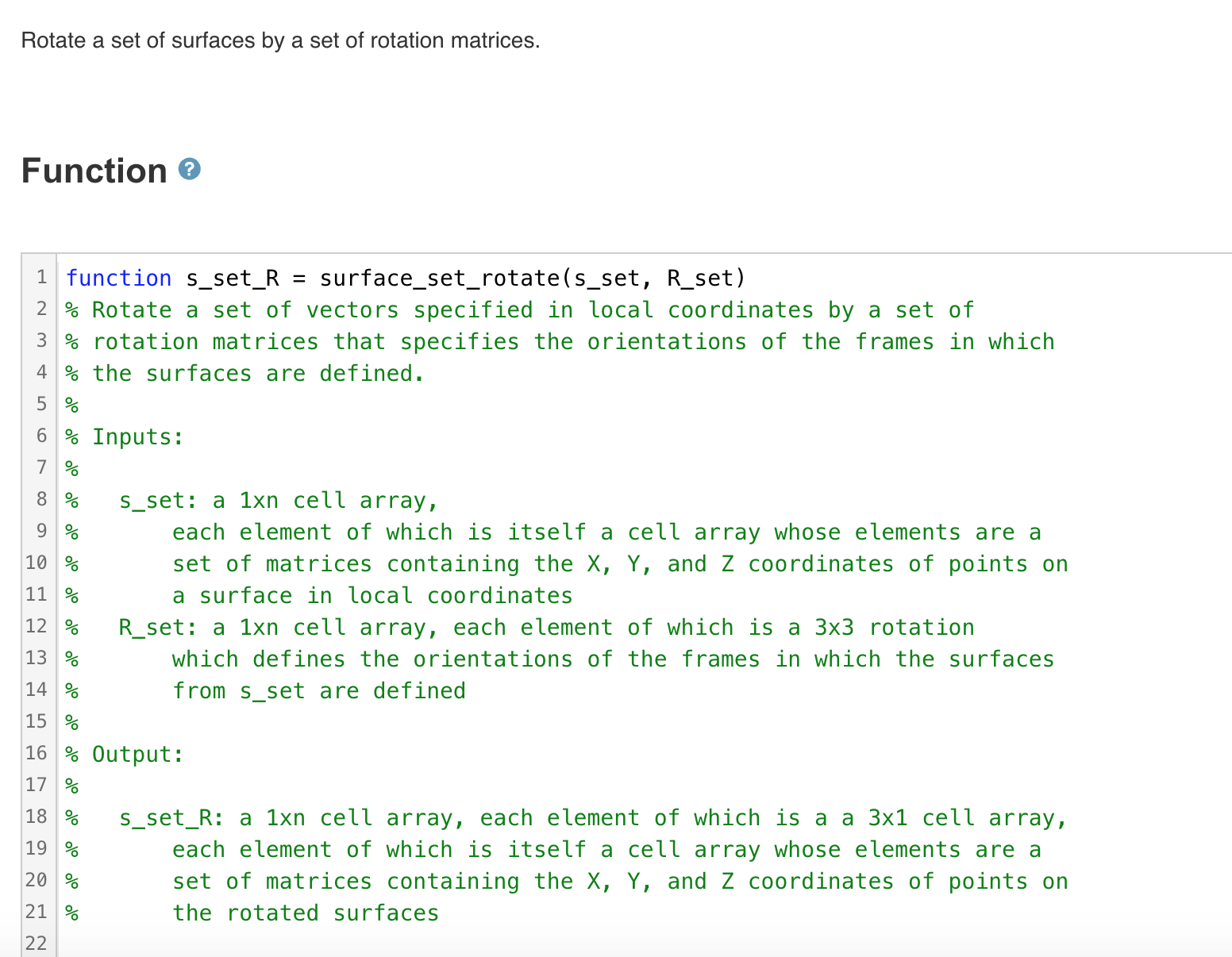 Rotate a set of surfaces by a set of rotation | Chegg.com
