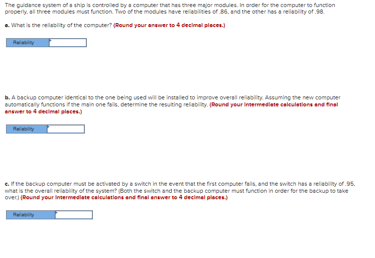 Solved The guidance system of a ship is controlled by a | Chegg.com
