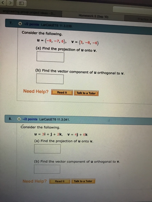 Solved Consider the following. u = (-9, -7, 6), v = (3, -8, | Chegg.com Solved Consider the following. u = (-9, -7, 6), v = (3, -8, | Chegg.com