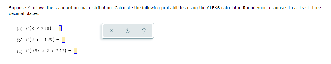 Solved Suppose Z Follows The Standard Normal Distribution
