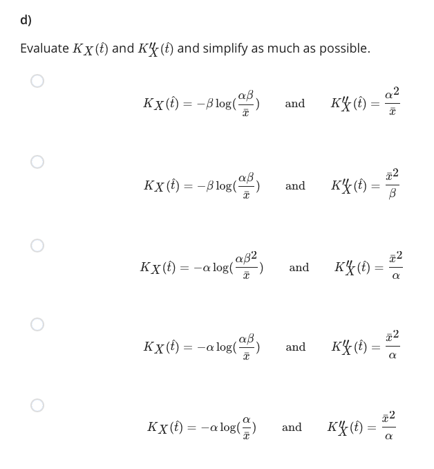 Solved Question Five Consider n independent identically | Chegg.com Solved Question Five Consider n independent identically | Chegg.com