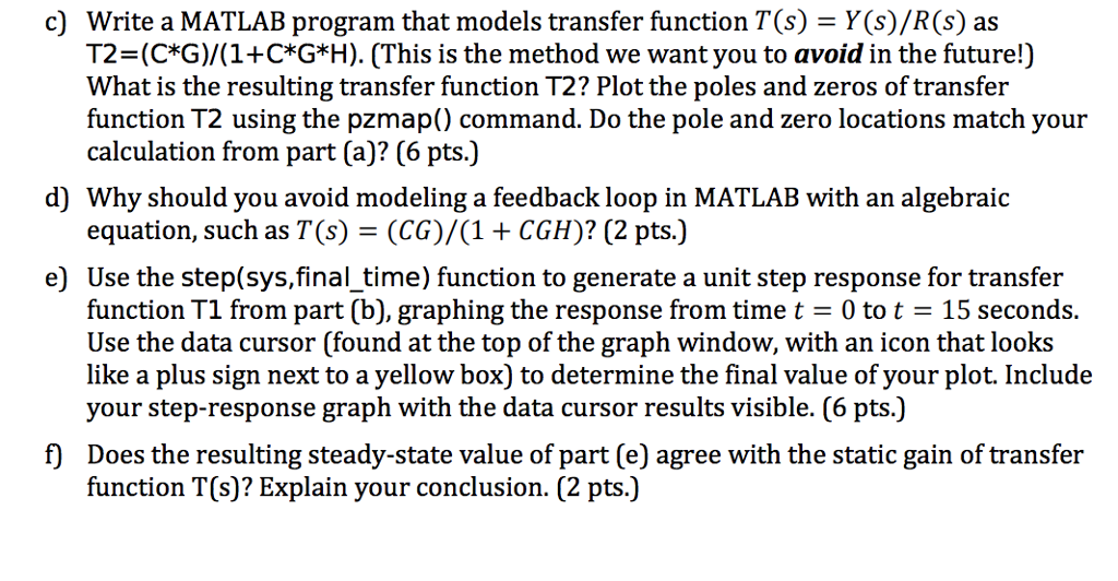 Solved Problem 2 30 Pts On The Matlab Website There Is