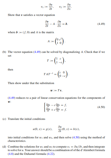 Solved 4.6 An alternative approach to the one-dimensional | Chegg.com
