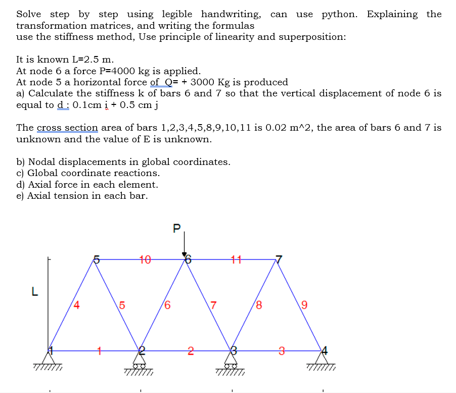 Solved Solve step by step using legible handwriting, can use | Chegg.com