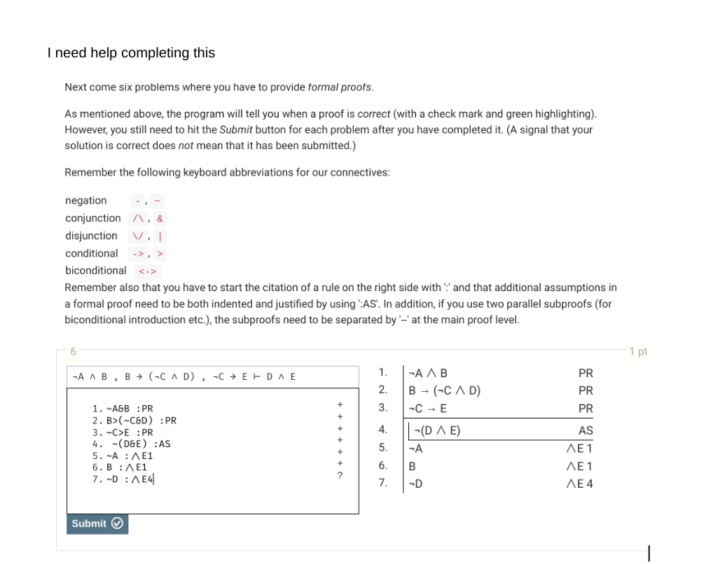 I need help completing this Next come six problems | Chegg.com