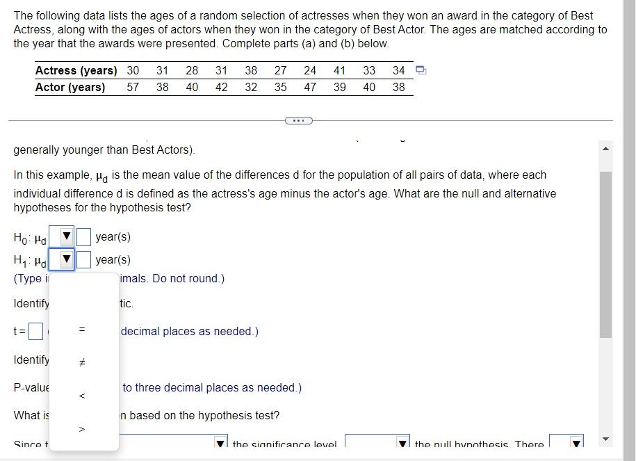Solved The following data lists the ages of a random | Chegg.com