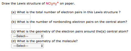 Solved Draw the Lewis structure of NC2H2 on paper. (a) What | Chegg.com