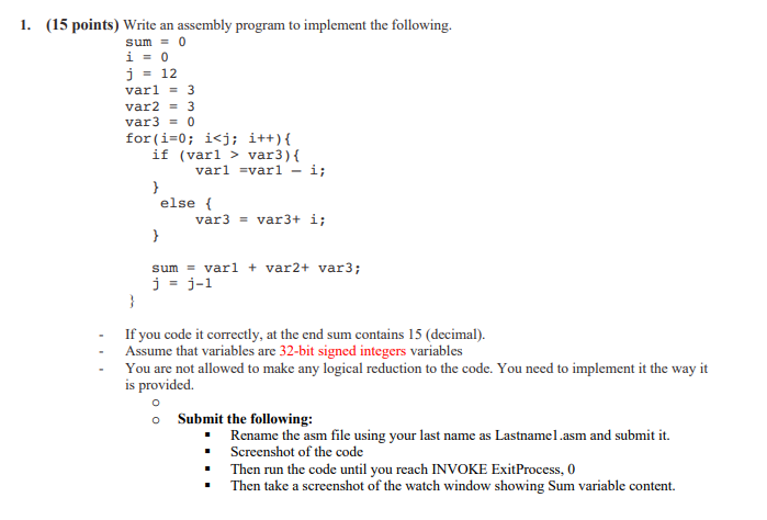 Solved Hello, 1) Please write the code that would work for | Chegg.com