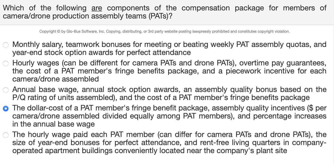 Solved Which of the following are components of the | Chegg.com