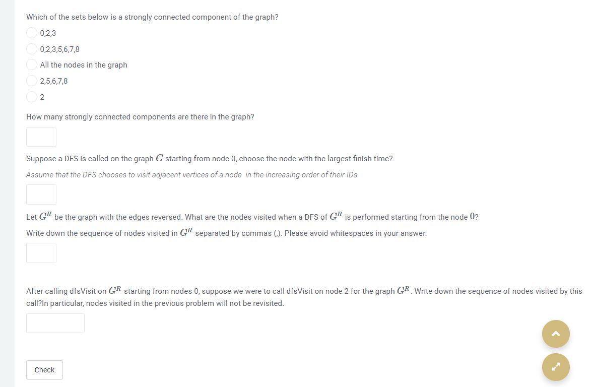 Solved Consider the graph shown below with 9 nodes: 4 3 0 2 | Chegg.com