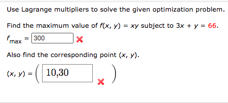 Solved Use Lagrange multipliers to solve the given | Chegg.com