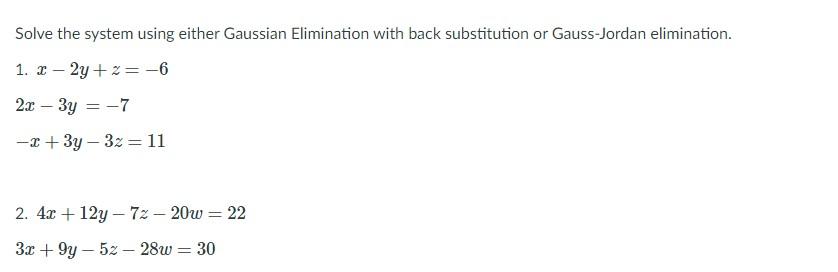 Solved GAUSSIAN AND GAUSS - JORDAN METHOD COURSE: NUMERICAL | Chegg.com