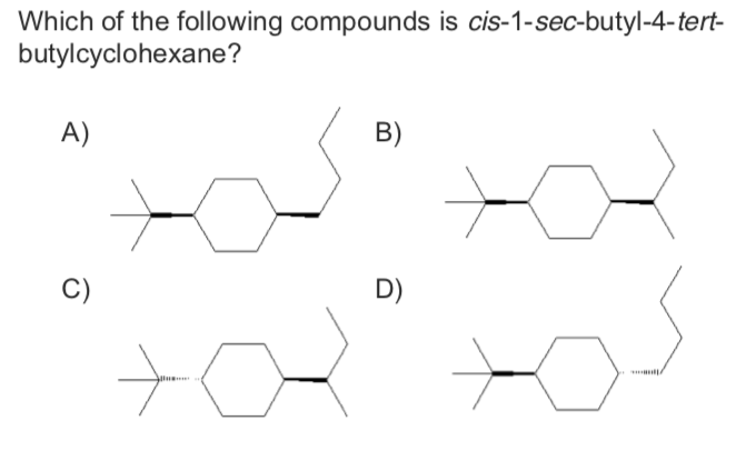 Solved Which is the lowest energy conformer of | Chegg.com