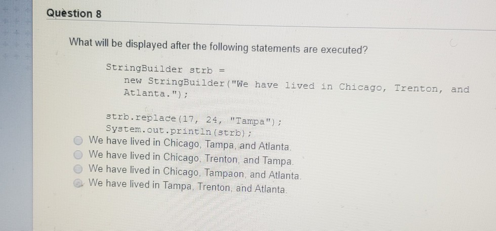 Solved Question 10 What will be the value of position after | Chegg.com