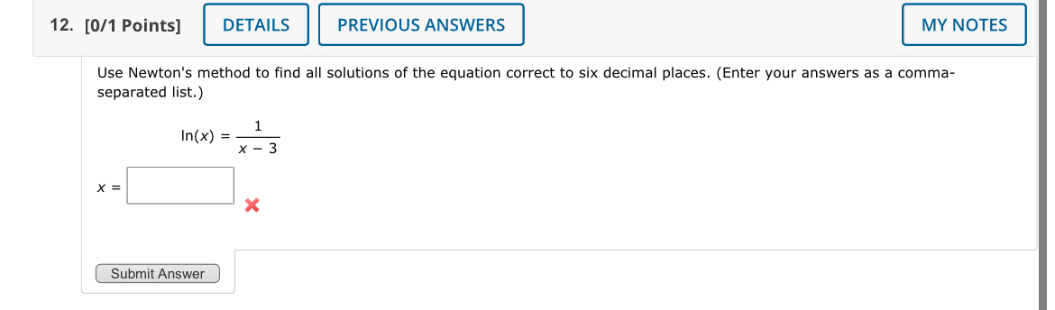 Solved Use Newton's method to find all solutions of the | Chegg.com