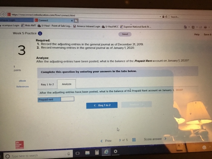 Solved Search -s Logn 団Web AMT Port of Sale Log- U-Haul g | Chegg.com