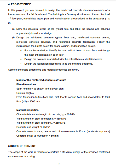 Solved This section is a brief description of the project | Chegg.com