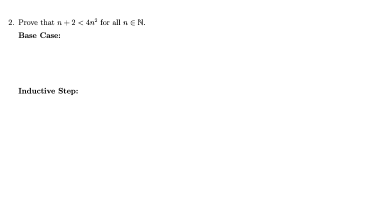 Solved 2. Prove that n+2
