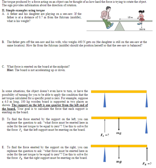 Solved The Torque Produced By A Force Acting On An Object