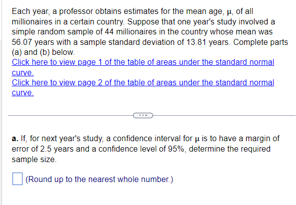 a. Use the one-mean t-interval procedure with the | Chegg.com