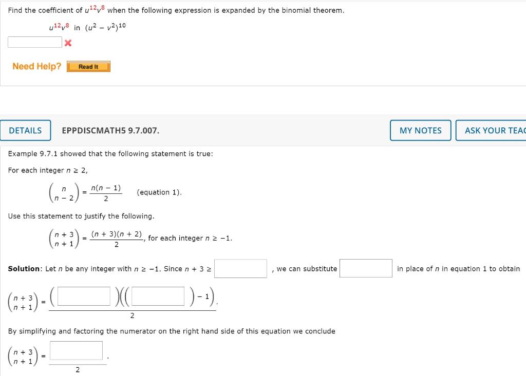 Solved Find the coefficient of u12,8 when the following | Chegg.com