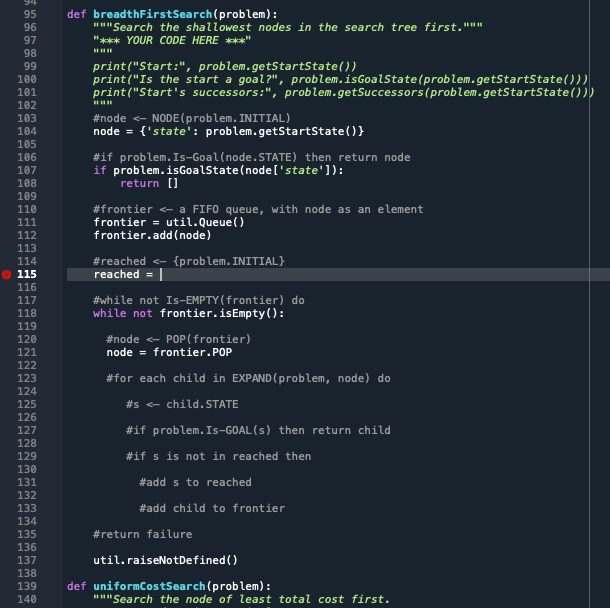 Solved Can someone help me convert the following comments to | Chegg.com