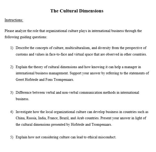 Solved Can you analyze the role that organizational culture | Chegg.com