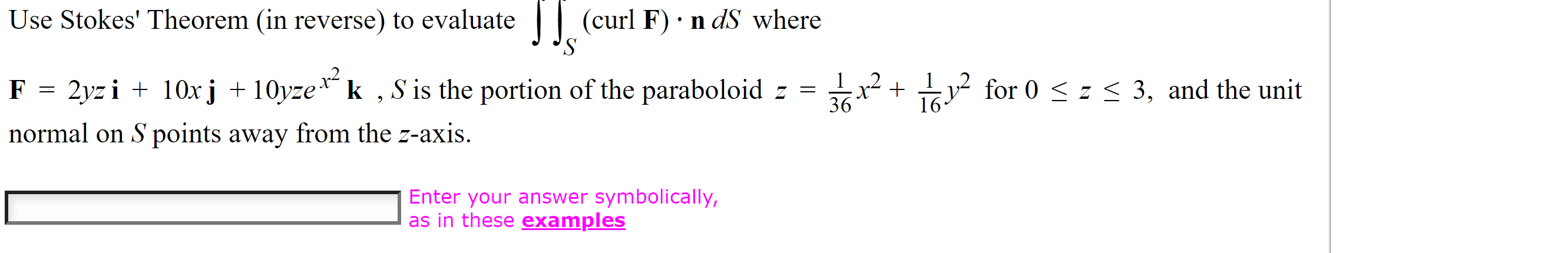Solved Use Stokes' Theorem (in reverse) to evaluate | Chegg.com