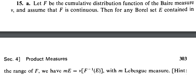 = 16. Let F be a continuous increasing function on | Chegg.com