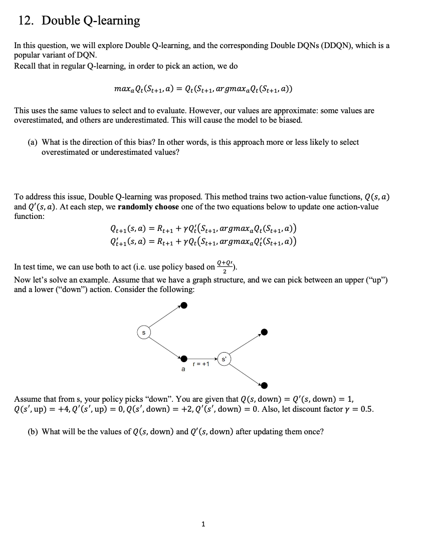 Solved 11. Deep Q-Networks In the class, you have learned | Chegg.com