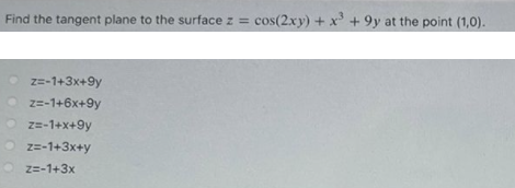 Solved Find the tangent plane to the surface | Chegg.com