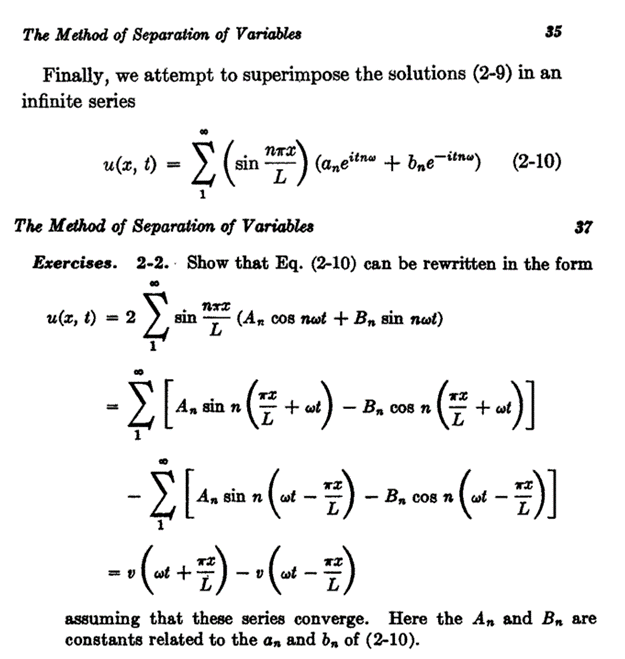 Solved The Method of Separation of Variables 35 Finally, we | Chegg.com