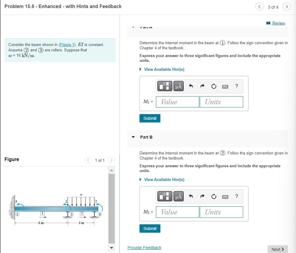 Solved Problem 15.6 - Enhanced - with Hints and Feedback | Chegg.com