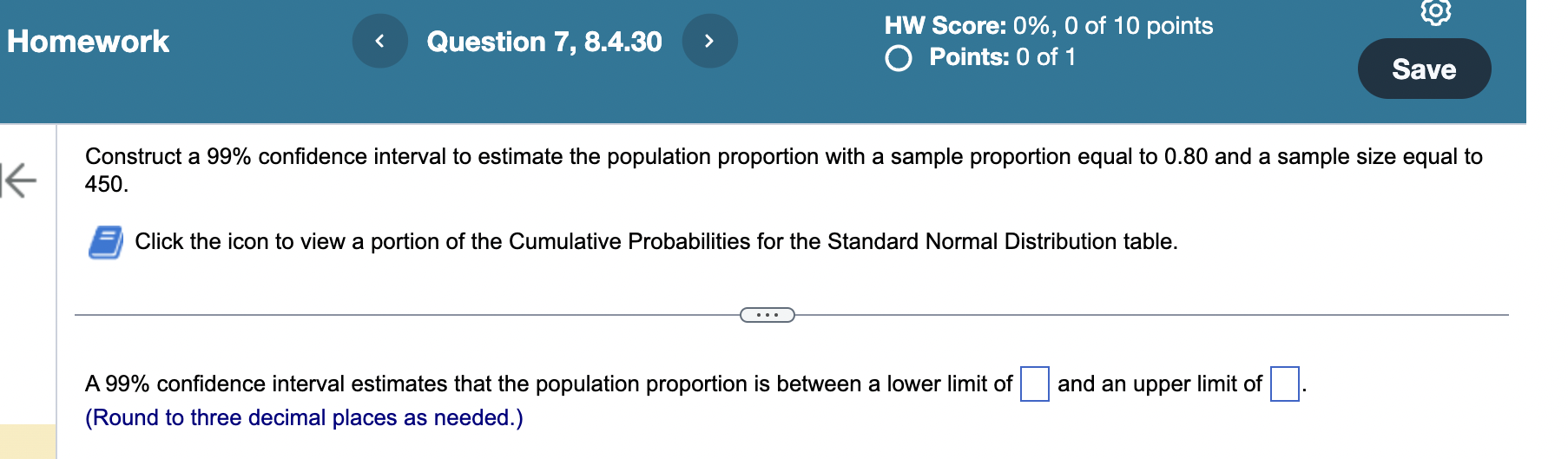 Solved Construct a 99% confidence interval to estimate the | Chegg.com
