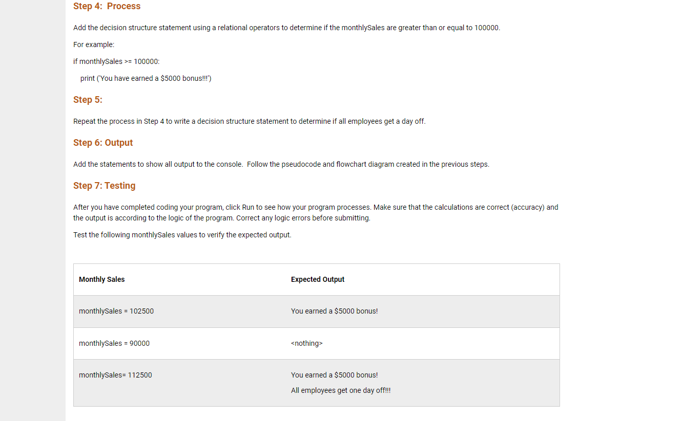 Solved Description of the Problem A retail company assigns a | Chegg.com