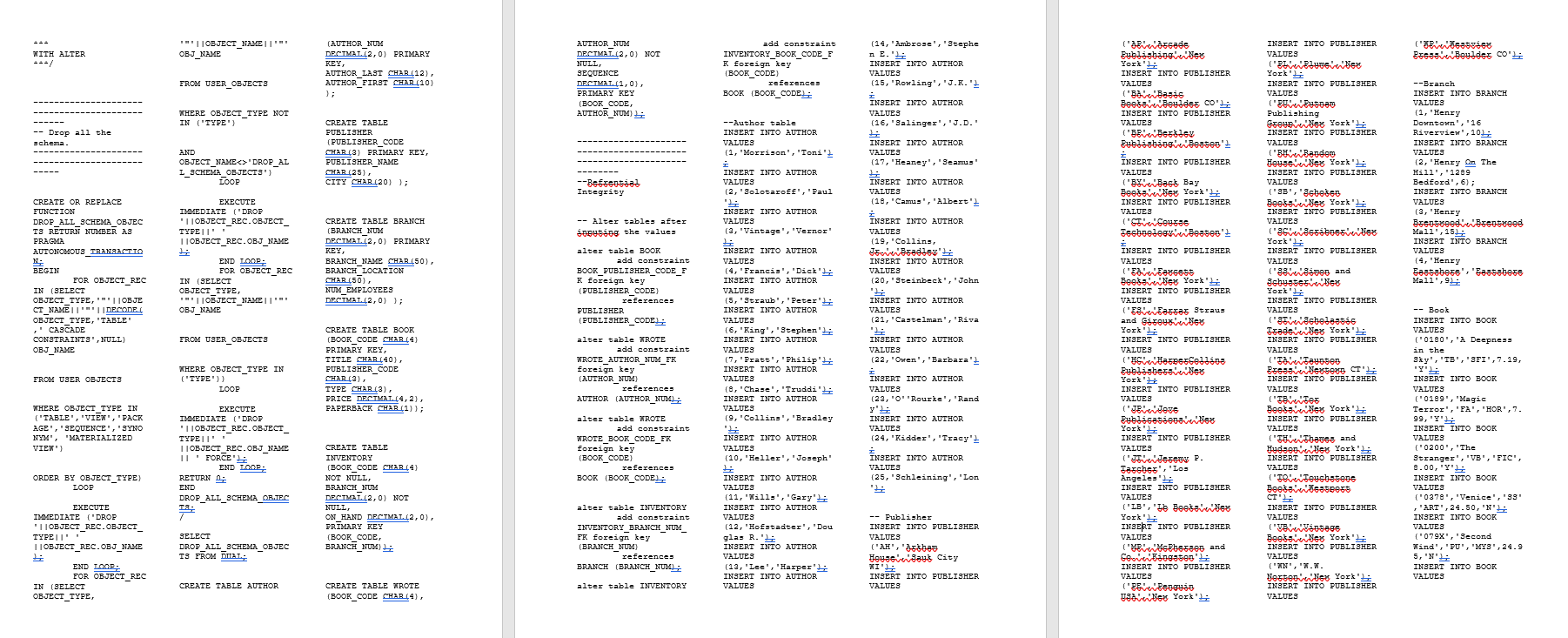 Solved SQL1 Assignment: Use the BOOK schema to get access to | Chegg.com
