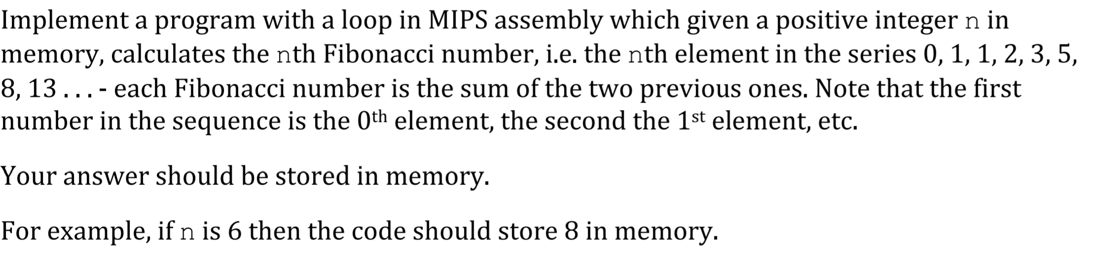 Solved Implement A Program With A Loop In Mips Assembly 3344