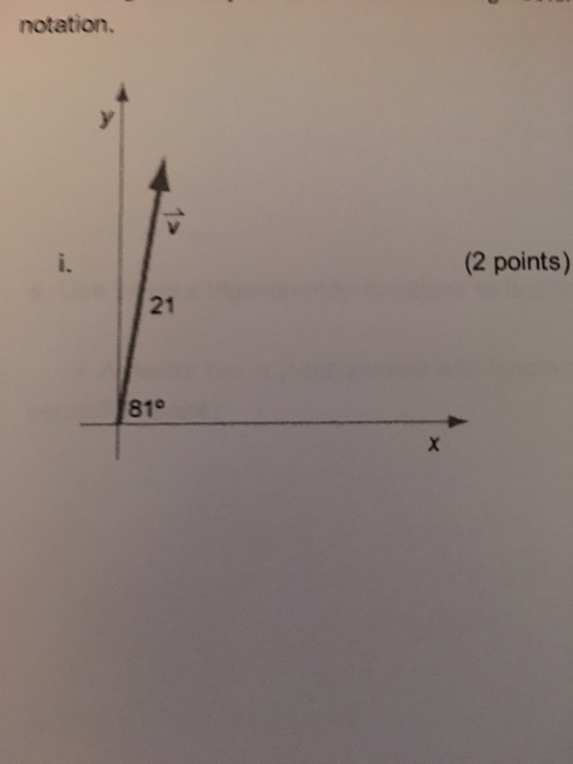 Solved Use trigonometry to resolve the following vectors | Chegg.com