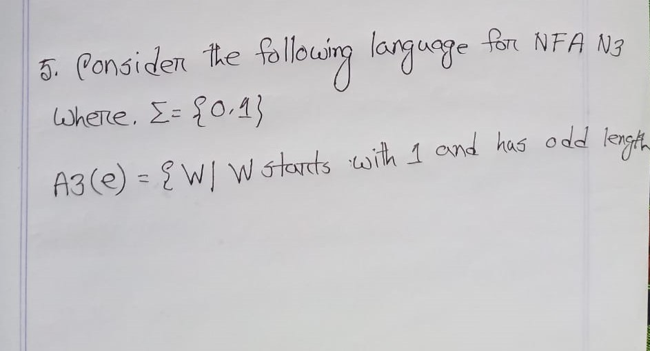 Solved a) Draw the state diagram for the language A3. b) | Chegg.com