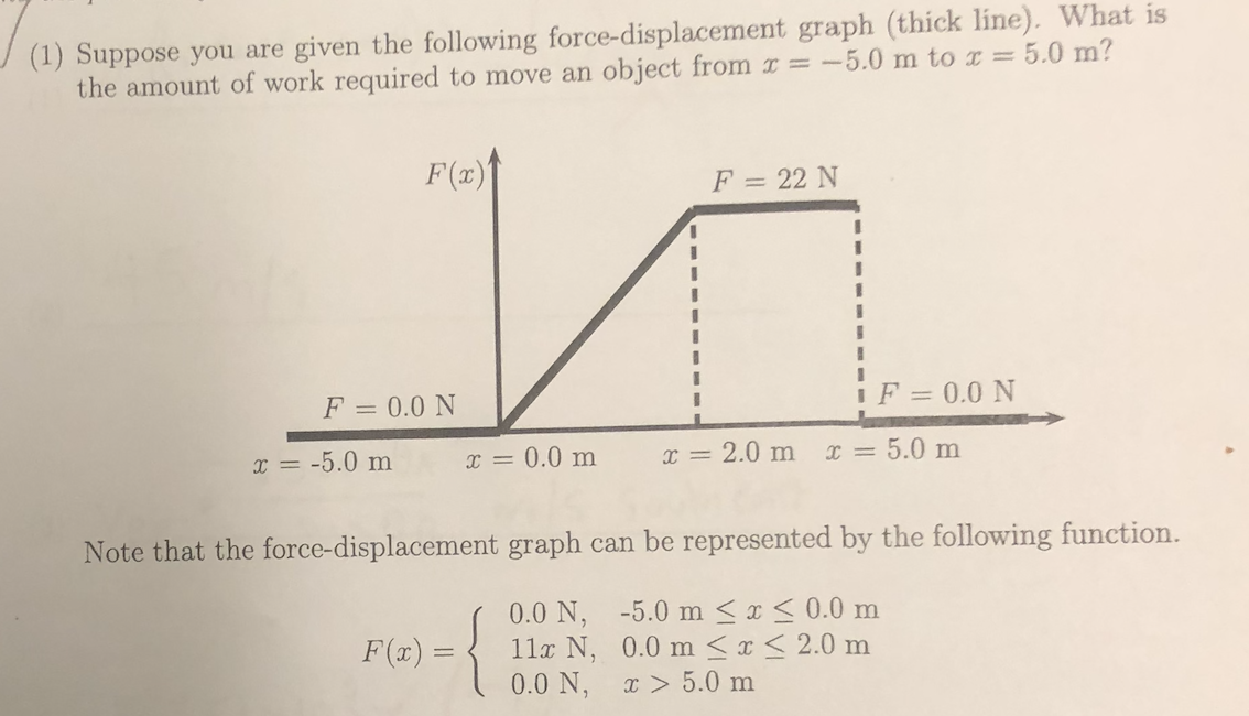 Solved (1) Suppose you are given the following | Chegg.com