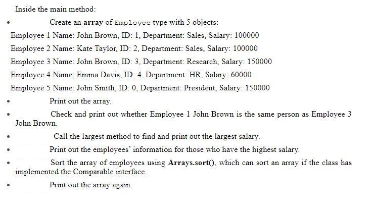 Solved Implement an interface named Measurable with only one | Chegg.com