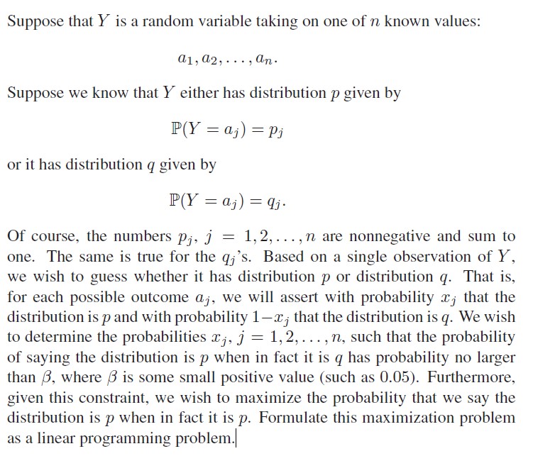 Solved Suppose That Y Is A Random Variable Taking On One Of 8680