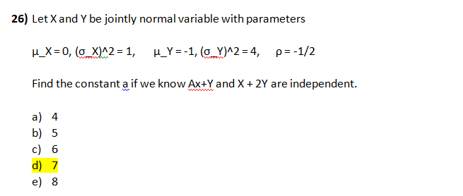 Let x ﻿and Y ﻿be jointly normal variable with | Chegg.com